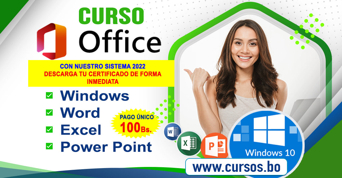 4 Cursos Ofimtica (Windows, Word, Excel, PowerPoint)